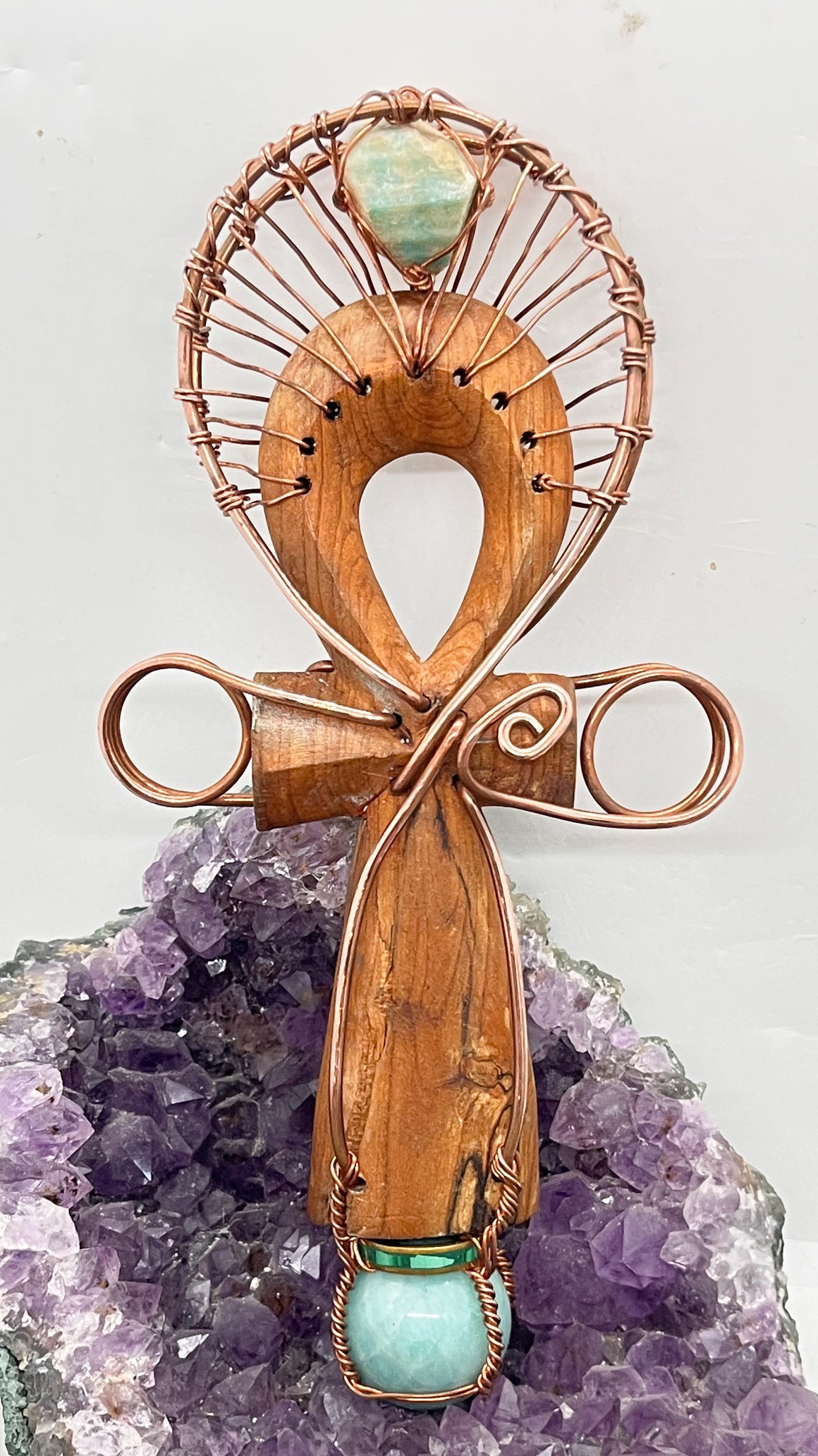 Crystal Gemstone Copper Ankhs – Infinite Treasures, LLC